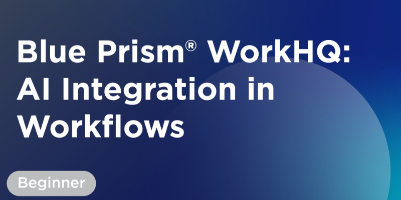 Blue Prism University | Course Overview