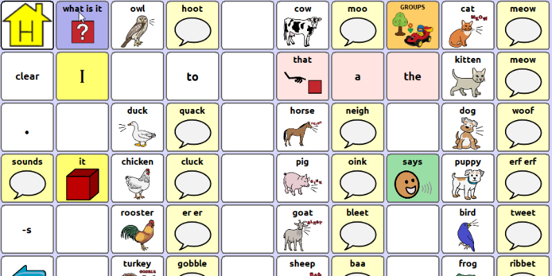 Animal sounds in WordPower