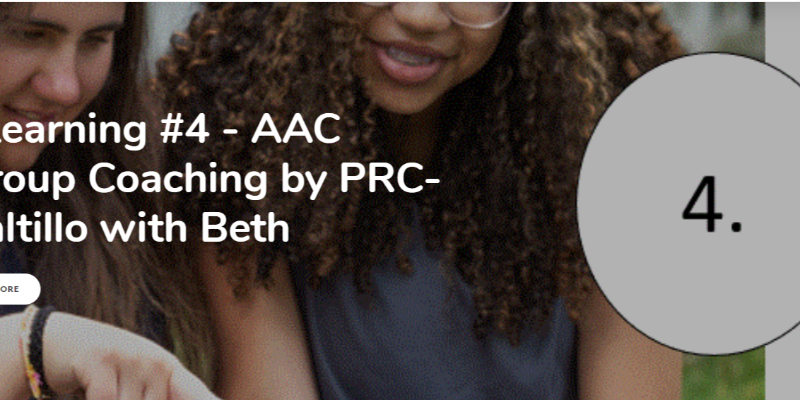 AAC Group Coaching Thursdays Jan. 2023- eLearning 4