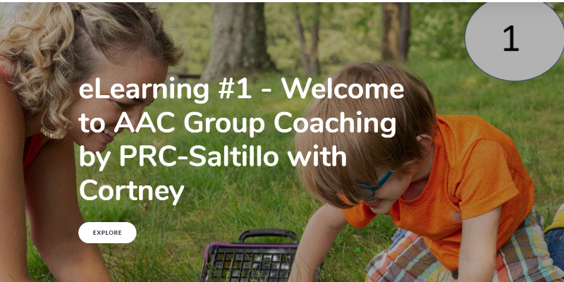 Welcome to AAC Group Coaching Thurs. September 2022 - eLearning 1