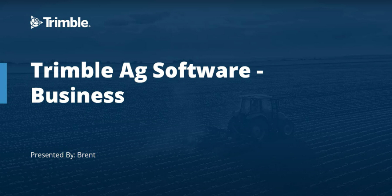 Trimble Ag Software - Business